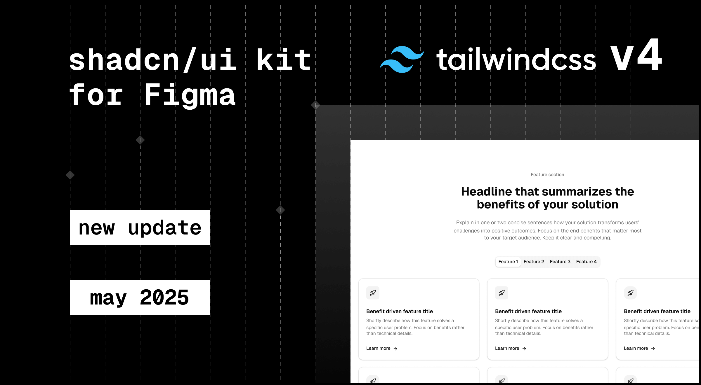 The shadcn/ui kit for Figma: Update May 2025 | shadcndesign